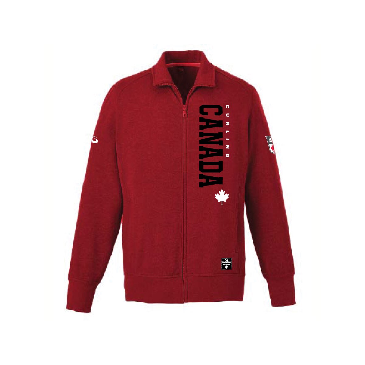 Curling Canada Full Zip Stein | Goldline Curling Gear and Apparel