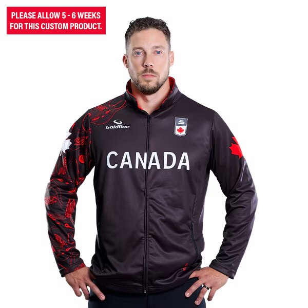 Officially Licensed Custom Team Canada 2026 Men's Jacket | Goldline ...