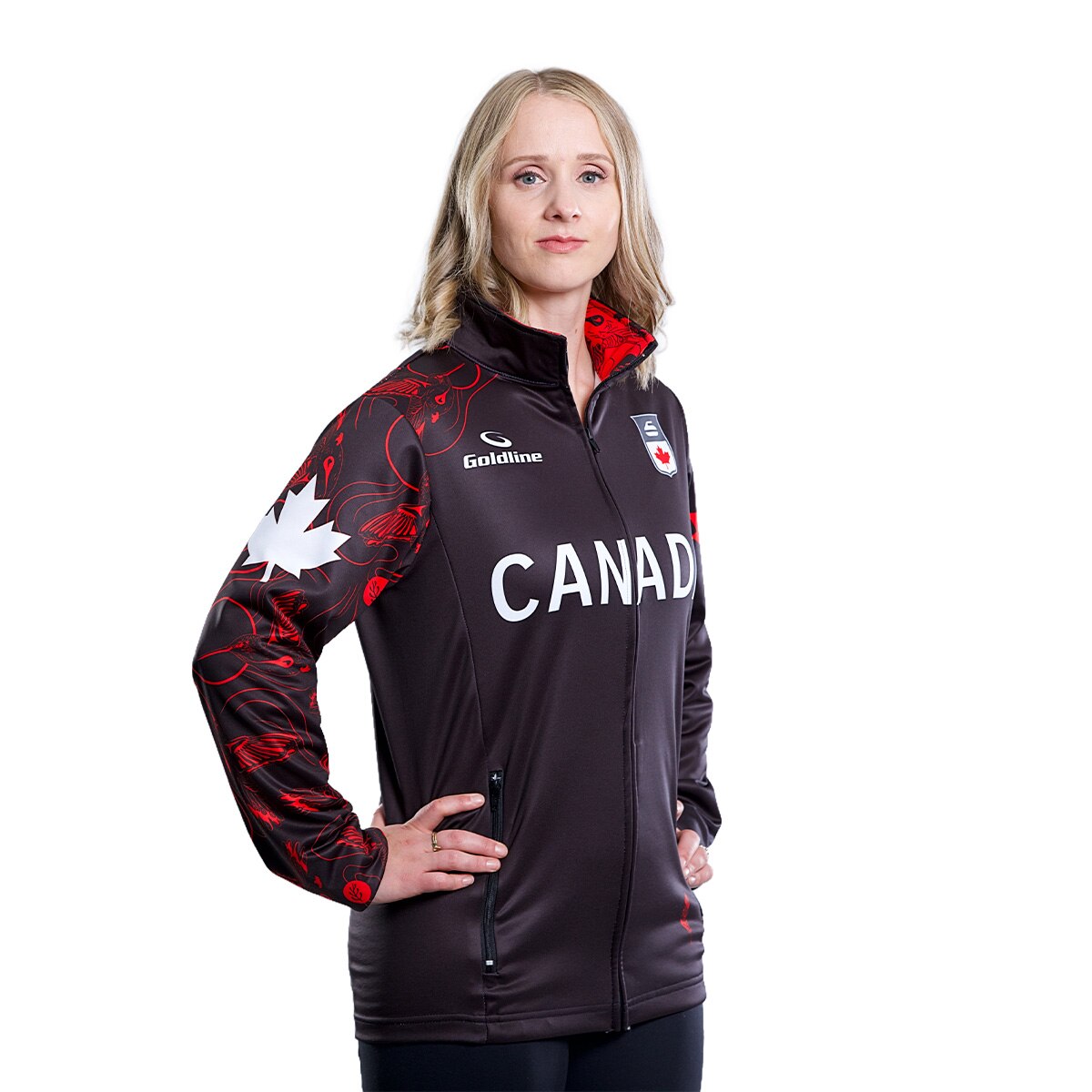 Officially Licensed Custom Team Canada 2026 Women's Jacket | Goldline ...