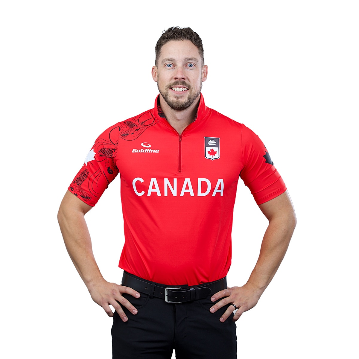 Officially Licensed Custom Team Canada 2026 Men's Short Sleeve ...